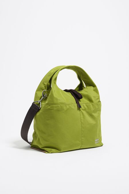 Medium kiwi nylon Paper bag