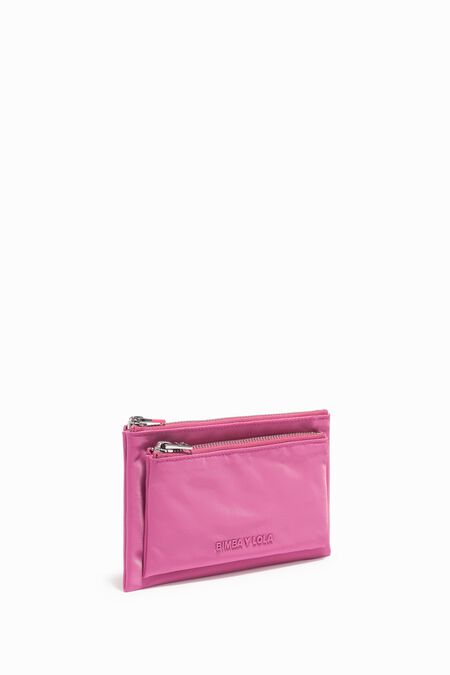 Cartera doble niló rosa