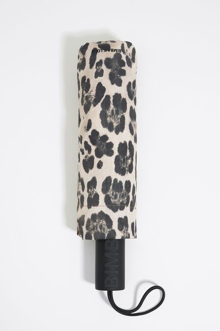 Leopard print umbrella