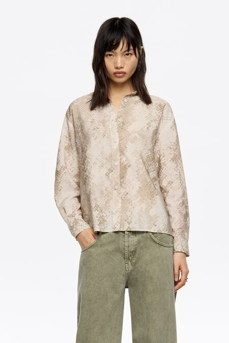 Camisa boxy Snake topo