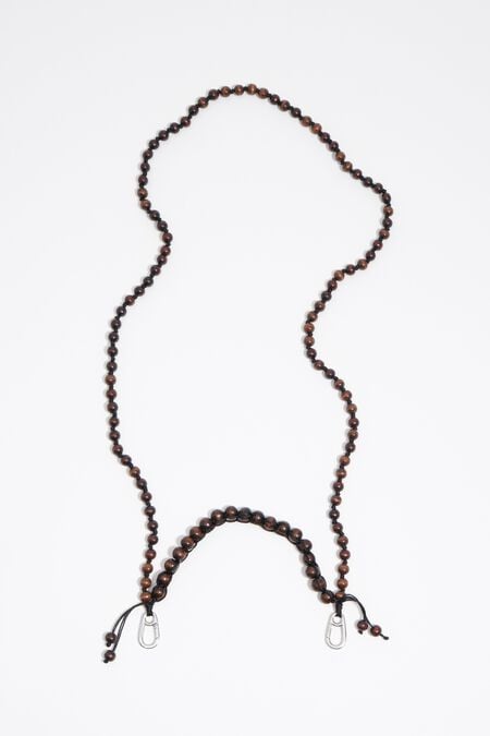Wooden ball phone chain